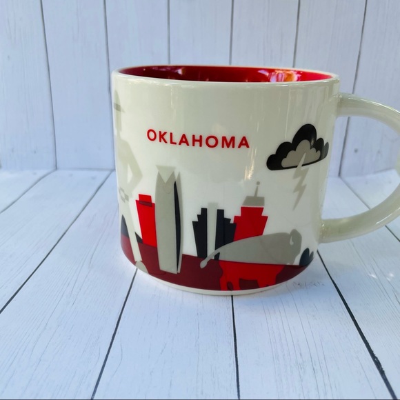 Starbucks | Kitchen | Starbucks Oklahoma You Are Here Series Coffee Mug ...